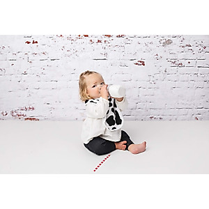 KUDL Baby Bib Large Toddler Burpy Absorbent Feeding Reflux Drool Teething Snap Button (Farm)