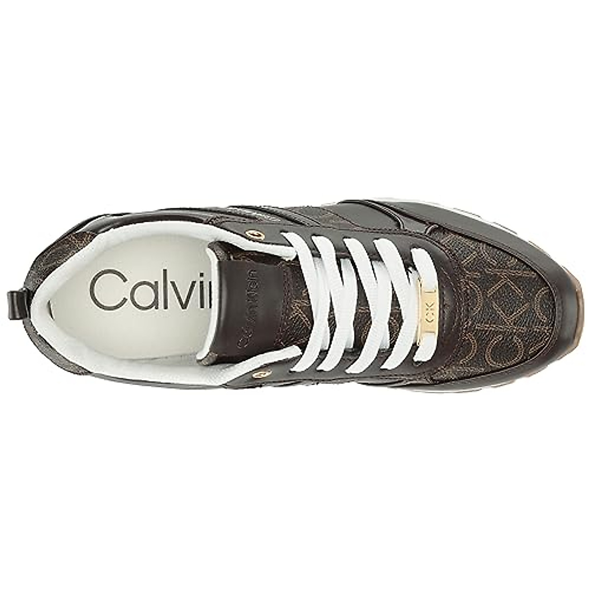 Calvin Klein Women's Carlla3 Sneaker, Brown Multi 211, 10