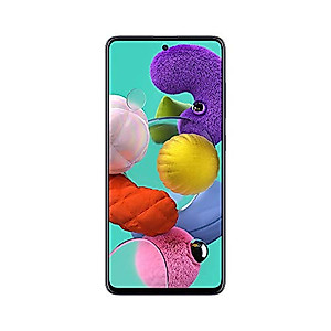 SAMSUNG Galaxy A51 A515F 128GB DUOS GSM Unlocked Phone w/Quad Camera 48 MP + 12 MP + 5 MP + 5 MP (International Variant/US Compatible LTE) - Prism Crush Black