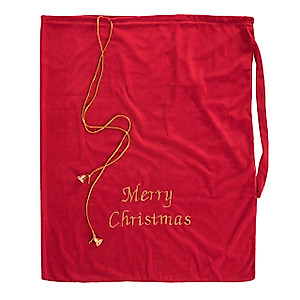 Kangaroo One Merry Christmas Santa Sack I Perfect Christmas Santa Bag I Large Santa Sacks Drawstring Christmas Bags I Santa Claus Costume Christmas Sacks for Presents I Santa Bags for Gifts 28 x 32 In