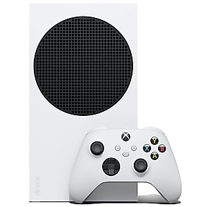 Microsoft Xbox Series S All-Digital Console I Wireless Controller I HDR I AMD FreeSync I Up to 1440p Gaming Resolution I Up to 120 FPS Performance Target I with HDMI Cable (Fortnite & Rocket League) (Renewed)