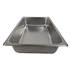 Update International (STP-1004) Full-Size Steam Table Pan, 25 Gauge, 4" Deep