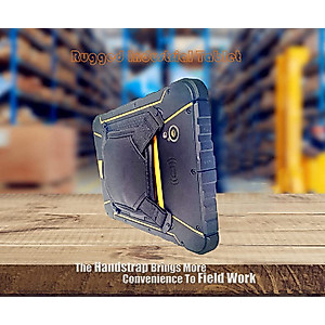 Rugged Enterprise Tablet with Barcode Scanner | Android 12 OS | 7-inch Big Touch Screen | with Honeywell N6603 2D Bar Code Reader Scan Engine, WiFi & 4G LTE, for Warehouse Inventory & Stock Control