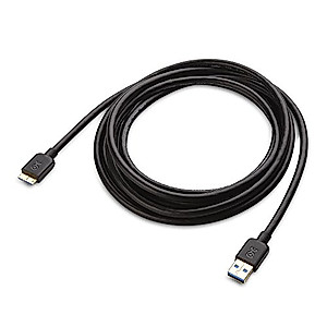 Cable Matters Long Micro USB 3.0 Cable 10 ft (External Hard Drive Cable, USB to USB Micro B Cable) in Black