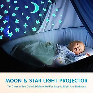 Cry Activated Sensor Toys, Olele Baby Sleep Soothers, Baby Sound Machine Toys, Night Light Soother, Baby Girl & Baby Boy Gifts for Shower & Registry, Baby Nursery Soother for Infant (Owl)