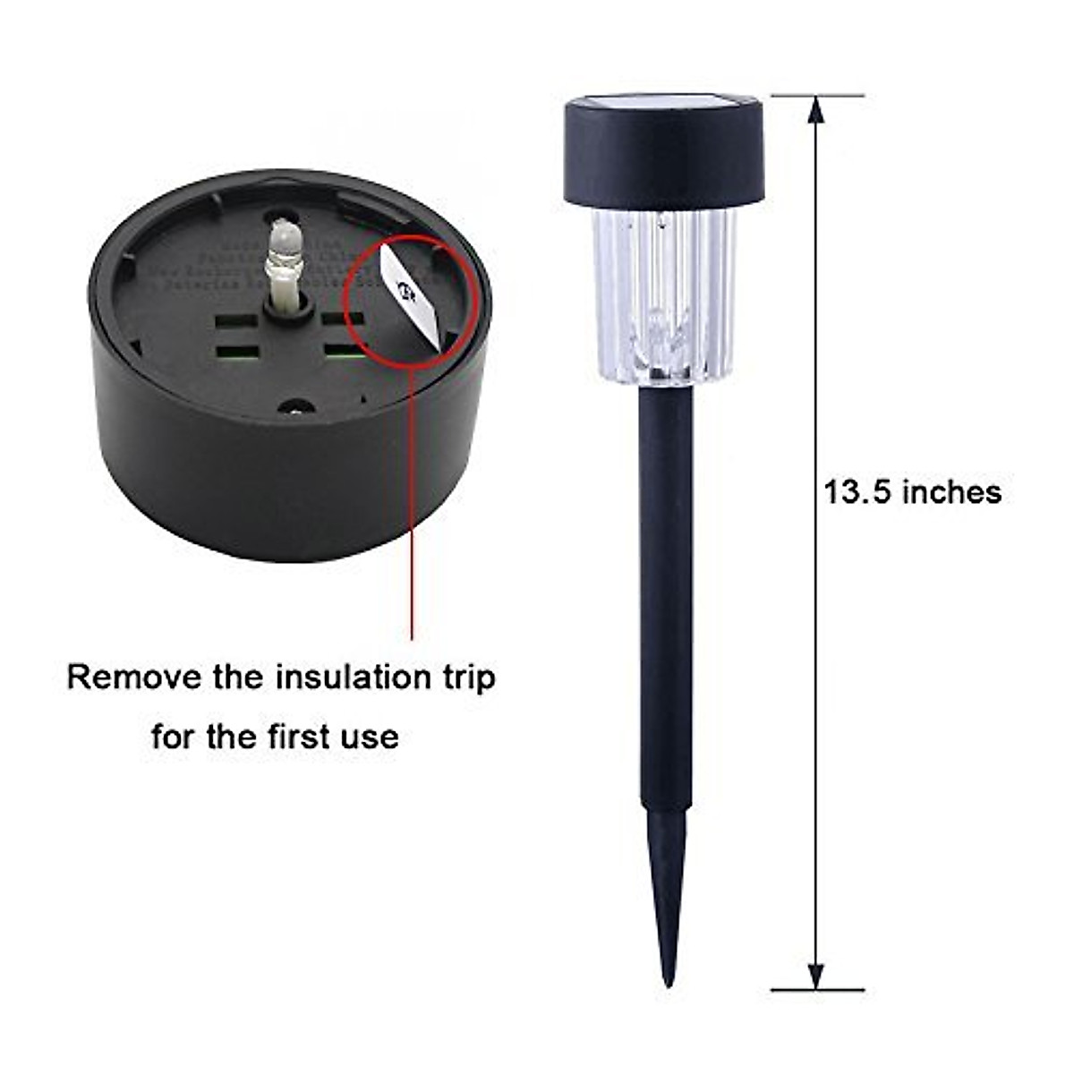 Maggift 12 Pcs Solar Pathway Lights, Landscape Lights for Outdoor, Patio, Yard Deck, Driveway and Garden