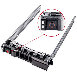 2.5" inch G176J 0G176J G281D KG7NR SAS SATA Hard Drive HDD Tray Caddy Compatible for Dell PowerEdge T440 T640 R330 R430 T430 R630 T630 R730 R830 R930 R320 R420 Server and More - Hot-Swap Tray (2-PACK)