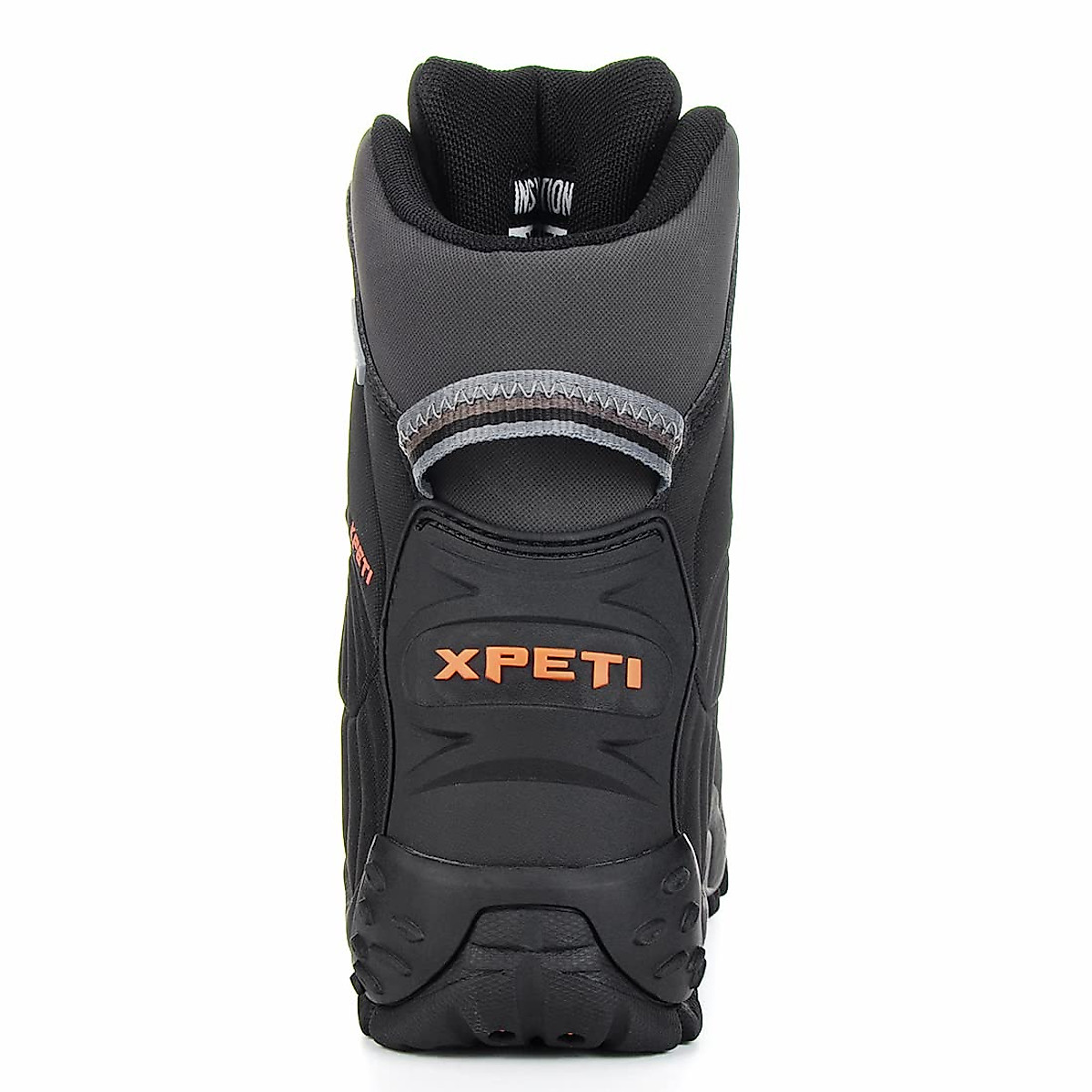 XPETI Men’s Thermator Mid-Rise Waterproof Hiking Boot Insulated Non-Slip Black 9