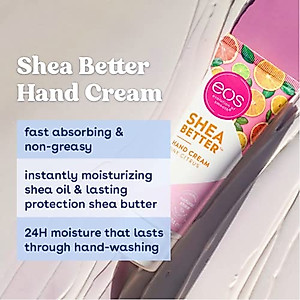 eos Hand Cream - Pink Citrus | Natural Shea Butter Hand Lotion and Skin Care | 24 Hour Hydration with Oil | 2.5 oz,2040872