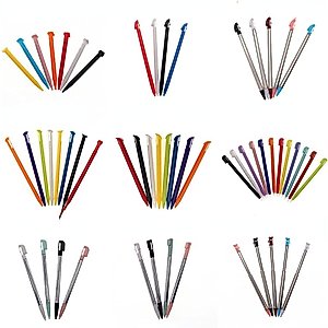 Plastic&Metal Touch Screen Stylus Pen Game Console Pen for 3DS 2DS XL LL for New 3DS LL XL for NDSi Game Replacement (New 3DS XL Metal)
