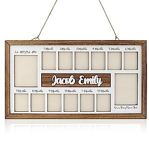 Personalized School Years Picture Frame k-12 School Days Graduation Photo College Frame Kindergarten to Graduation Natural Wood Graduation Picture Frame Display Collage Wall Decor