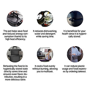 Nemolock IH All-Round Pot | Easy Storage | Greatly Portable | Convenient (M/L set)