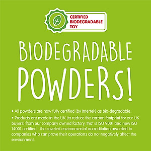 3 x Slime Baff Bundle from Zimpli Kids, Red, Green & Blue, Magically Turns Water into gooey, Colourful Slime, Slime Making Kit for Children, Birthday Present for Boys & Girls, Certified Biodegradable