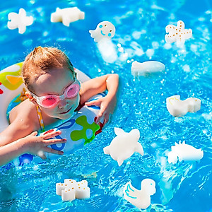 25 Pieces Hot Tub Scum Absorber Hot Tub Accessories Oil Absorbing Sponge Remover Floating Sponges for Hot Tub Swimming Pool and Spa (White)