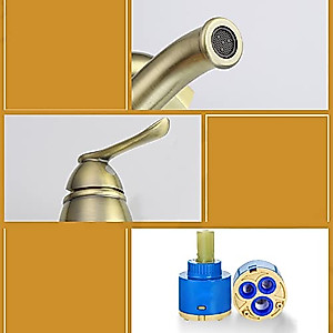 MINJING Toilet Shower Spray Mixer Set Bidet Sprayer Kit for Toilet 360 with Swivel Outlet Bidet Attachment Faucet Sprayer Kit for Toilet,A