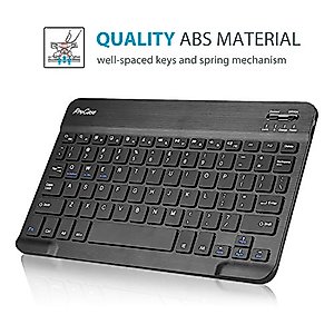 ProCase Keyboard Case for iPad Air 5/4, iPad 10.9 inch 2022 2020 Case with Magnetically Detachable Wireless Keyboard for iPad 10.9" Air 5th 4th Generation -Black