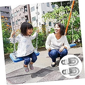 BESPORTBLE Heavy Duty Garment Rack 10pcs Pull Ring Stainless Steel Hangers Heavy Duty Clothes Hanger Rack Multi Purpose Hanger Heavy Duty Steel d Rings D Type Buckles