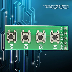 Universal 4 Key Push Button Switch Module Keyboard Board for for DIY KIT Universal