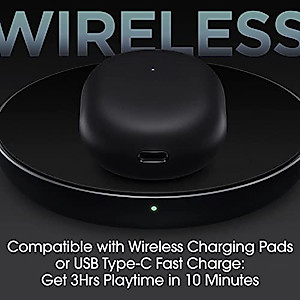 Xiaomi Redmi Buds 3 Pro True Wireless Airdots in-Ear Earbuds 35dB Smart Noise Cancellation, 28 Hour Battery Life,Dual-Device Connectivity,Wireless Charging 10min Charge use 3h,Dual Transparency Mode