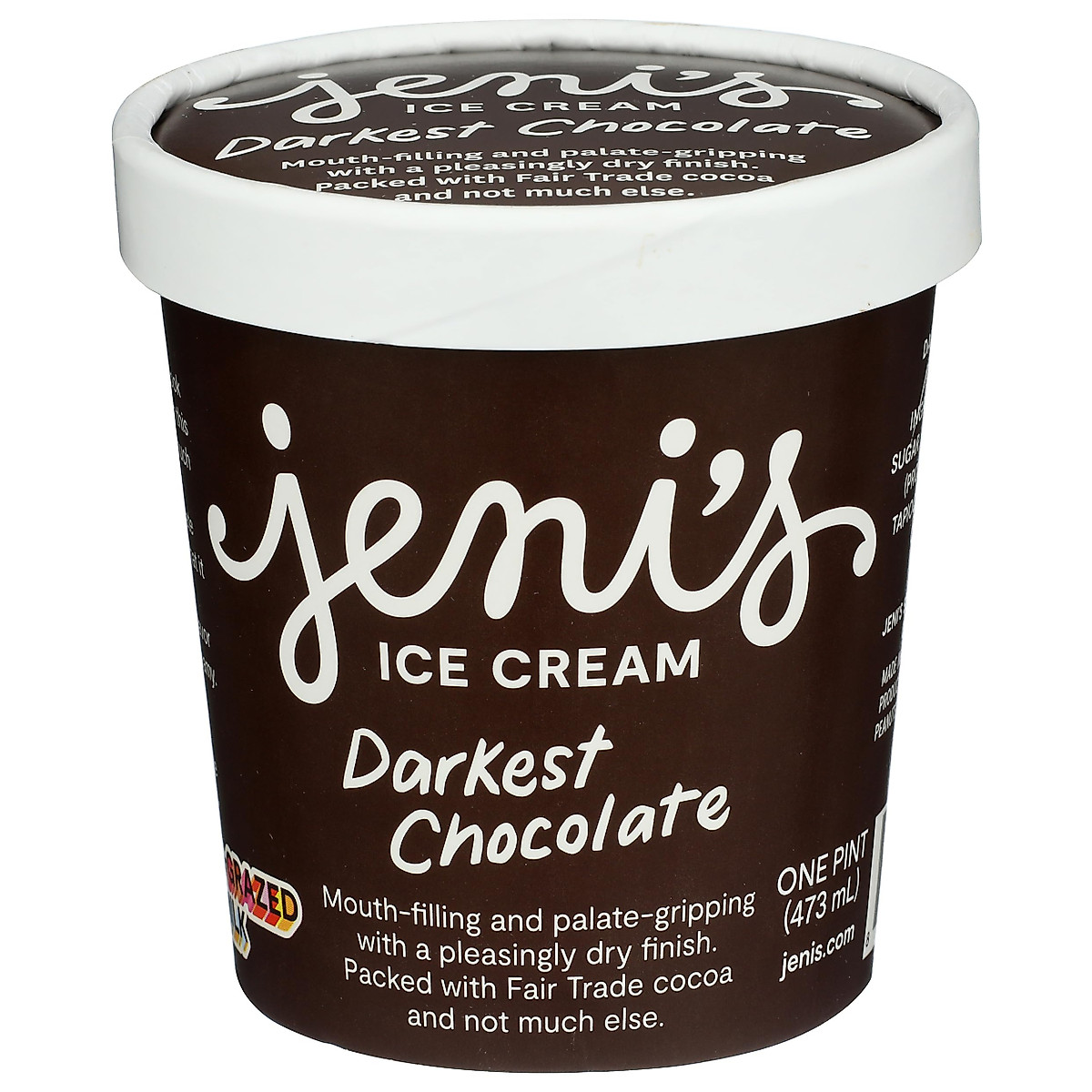 Jeni's Splendid Ice Creams, Darkest Chocolate Ice Cream, 16 oz (Frozen)