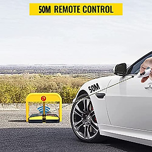 Smart Lock Parking Bollard, Parking Space Lock Folding Parking Barrier, Car Park Driveway Guard Saver Automatic Barrier Remote Controlled for Home, Business, Office