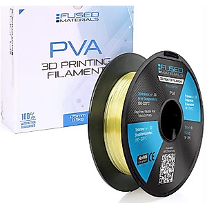 Fused Materials PVA 3D Printer Filament, 1.75mm, 0.5kg roll