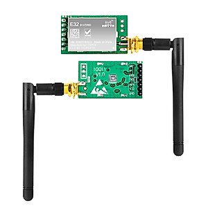 Gowoops SX1276 LoRa Radio Wireless 862-930MHz 915MHz UART Serial Module Transmitter Receiver + 915Mhz 3dBi SMA Antenna, Compatible with Arduino STM32 51 Single Chip Microcomputer