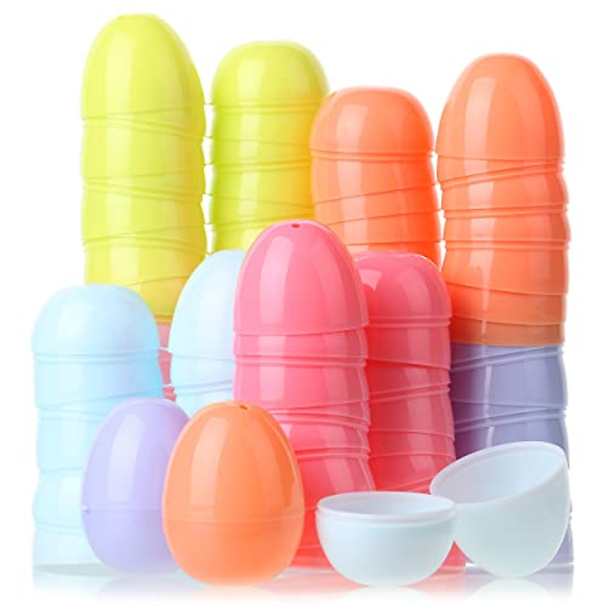 Mr. Pen- Plastic Easter Eggs, Fillable, Colorful, 2.3 inch, 48 Pack, Easter Eggs Empty, Easter Eggs, Plastic Easter Eggs Bulk, Plastic Eggs Fillable, Plastic Eggs, Fillable Easter Egg.
