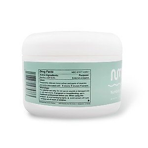 numm. Instant Pain Relief Gel, Cool Freeze, 6% Menthol, Citrus Mint Scent, 8oz, 1 Count