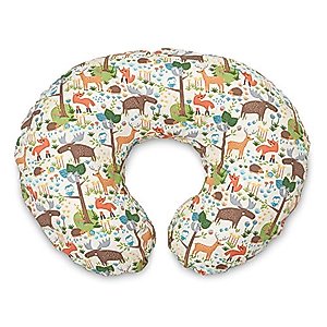 Boppy Nursing Pillow Cover Original, Earth Tone Woodland, Cotton Blend Fabric, Fits Boppy Bare Naked, Original and Luxe Breastfeeding Pillow, Awake Time Only 1 Count (Pack of 1)