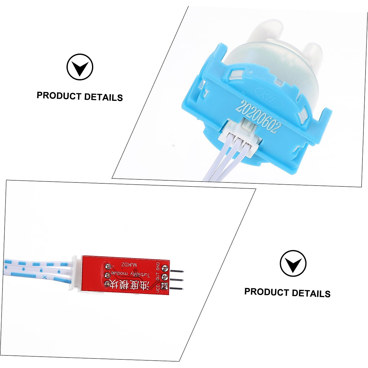 JEWEDECO Module Turbidity Testing Equipment 3.3-5v Water Quality Detection Turbidity Value Detection Turbidity Tester Turbidity Sensor 3.3-5v Detection Turbidity Transducer Blue Plastic