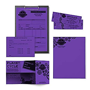 Astrobrights Mega Collection, Colored Paper, Ultra Purple, 625 Sheets, 24 lb/89 gsm, 8.5" x 11" - MORE SHEETS! (91691)