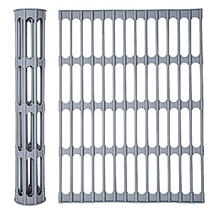 Upgraded Roll Up Dish Drying Rack (17.4''x13''),Multipurpose Over the Sink Dish Drying Rack Kitchen Dish Drainer,Silicone Wrapped Solid Stainless Steel Foldable Sink Rack,Kitchen Sink Accessories