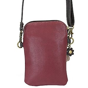 Chala Paw Print Cellphone Crossbody Convertible Strap Chala Handbag Dog Lover, Dog Mom, 5" x 7.5" x 1"