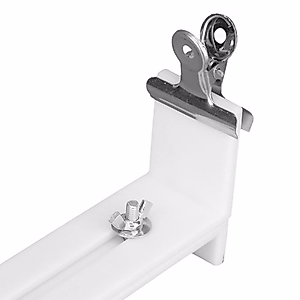 Jig Bracelet Maker 8in ABS Adjustable Knitting Rope Wristband Maker Tool with 2 Clamps, Rope Holder Knotting Weaving Tool for DIY Bracelet