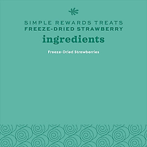 Oxbow Simple Rewards Treats Rabbit Guinea Pig Chinchilla Strawberry .5 oz 3 Pack