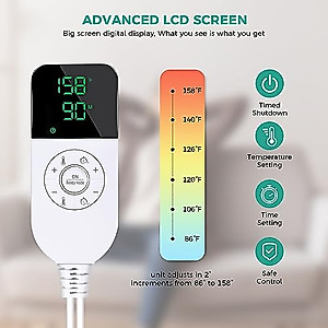 NOWWISH Heating Pad for Back Pain & Cramps Relief, XL Moist Heat Electric Heating Pads with Auto Shut Off Large, Gifts for Women Men, 12 "x 24 Green