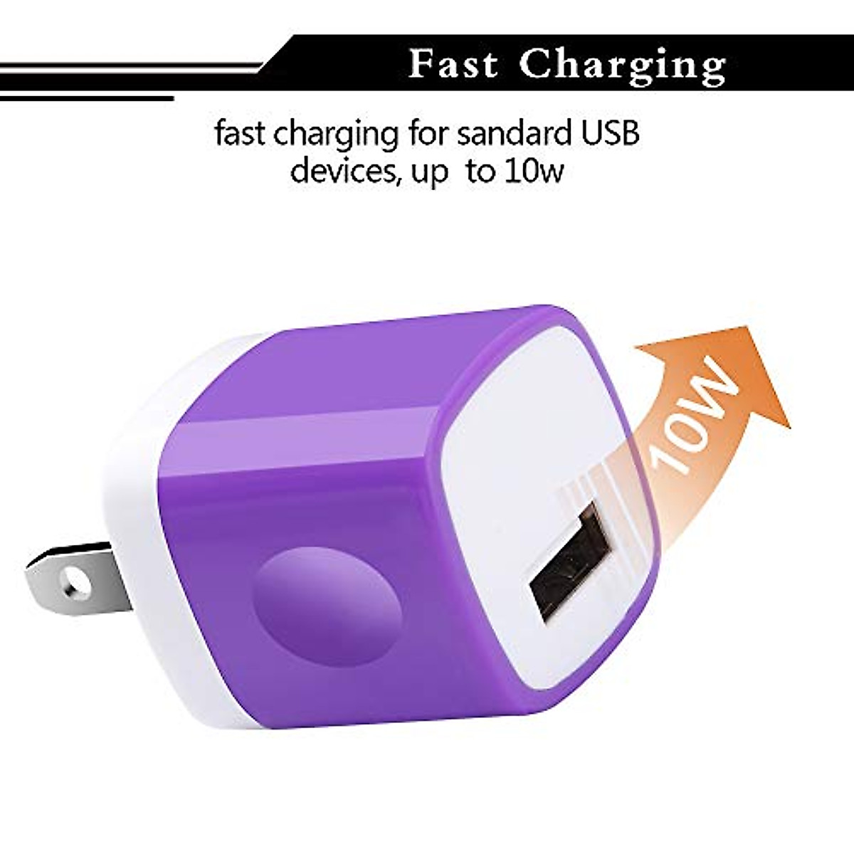 USB Charger,Charging Block 5-Pack 1A/5V USB Power Home Travel Adapter Wall Charger Cube Brick Box Base Head Compatible for iPhone 14 13 12 11 X 8 7 6 Plus 5S,iPad,Samsung,LG,Moto,Tablet,Android Phone