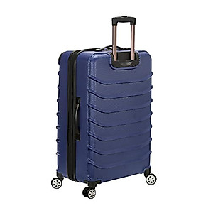 Rockland Speciale Hardside Expandable Spinner Luggage, Blue, 2-Piece Set (20/28)