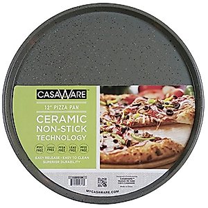 casaWare Pizza/baking Pan 12-inch (Silver Granite)