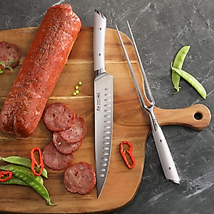 Cangshan HELENA Series German Steel Forged 2-Piece Carving Set (White)
