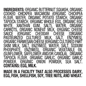 Sprout Foods Organics, Big Kid Mealz, Chickpea Mac & Cheese, Organic Microwavable 6 oz Bowl (8-count)