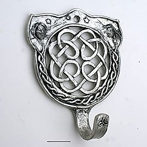 Celtic Wall Mounted Hook Hang Towels,Purses,leashes,Clothes,Tools,and More