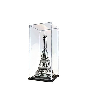 Large Stackable Acrylic Clear Storage Container Boxes for Organizing Kids Toys/ Action Figures/ Keepsake, 6in/8in/10in/12in/14in/16in/18in/20in/24in/28in Wide Rectangle Square Showcase/ Organizer Cube