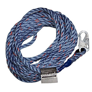 Miller by Honeywell 300L-Z7/100FTBL Polyester Lanyard with Snap & Loop-Ansiz7