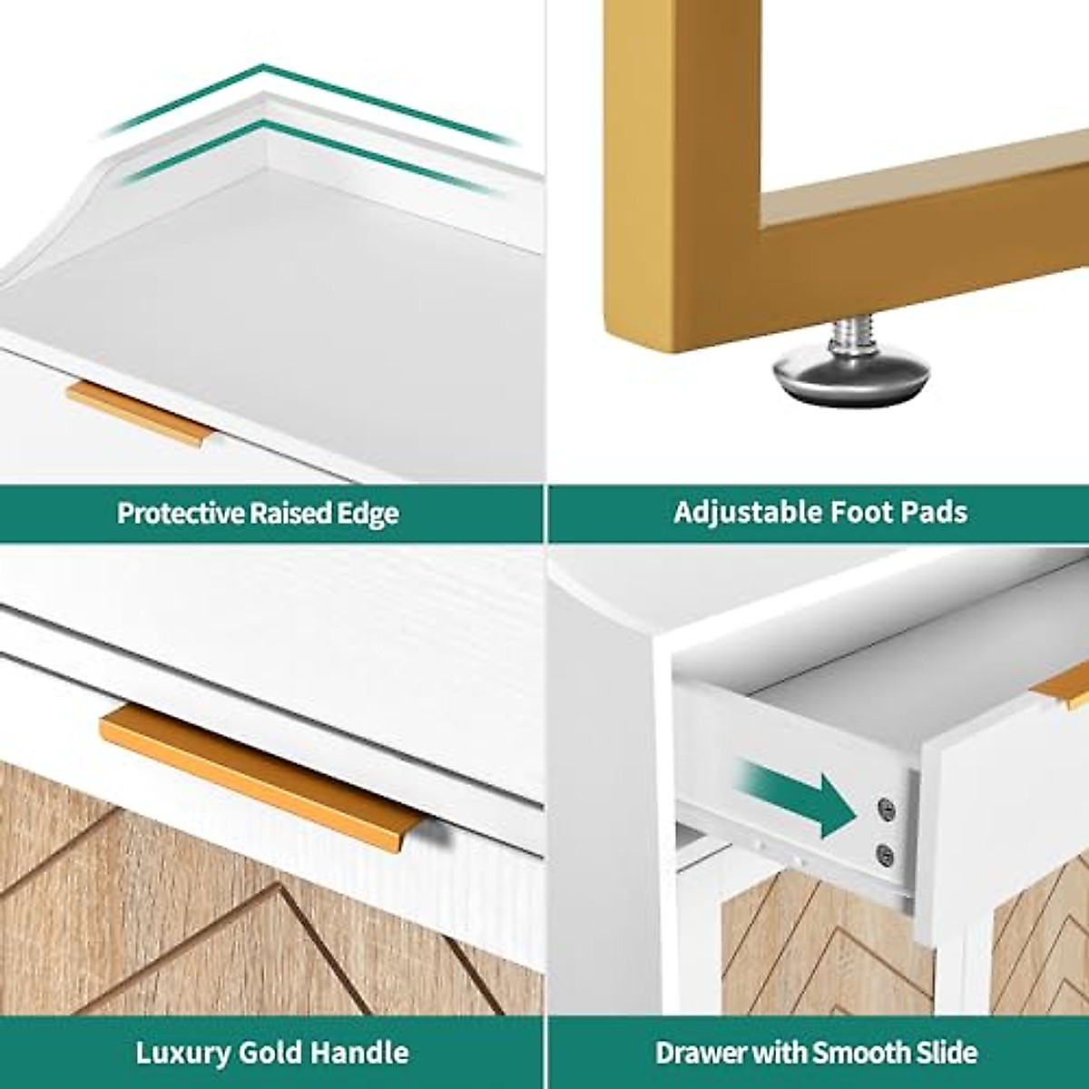 YITAHOME Shoe Cabinet Entryway with Doors, 5-Tier Shoe Storage Cabinet with Drawer, Large Capacity Wooden Shoes Rack Organizer for Entryway/Hallway/Closet & Living Room