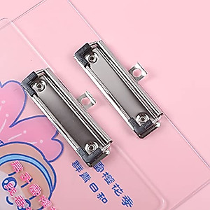 Clipboard Cute A4 Board Clip Writing Splint Board Office Folder Board Office Stationery Exam Folder Filing Products for School (Color : 3)