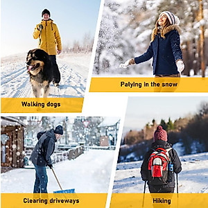 Pecube Ice Cleats for Shoes and Boots Traction Cleats Men Women Boot Chains Crampons for Anti Slip Outdoor Shoveling Hiking Walking on Snow and Ice (Silver, L)