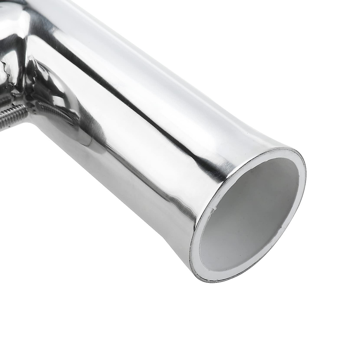 NovelBee 2pcs Boat Fishing Rod Holder,Stainless Tournament Style Clamp on Fishing Rod Pole Holder for Rails 1-1/4" to 2"