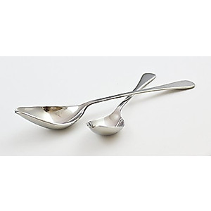 Zoie + Chloe Stainless Steel Saucier Drizzle Spoon with Tapered Spout - Set of 2